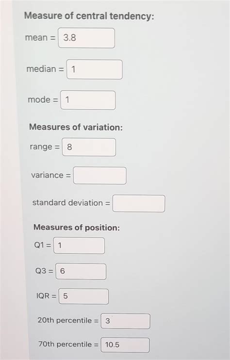 Solved I Want To Know What S The Variance And Standard Chegg Com
