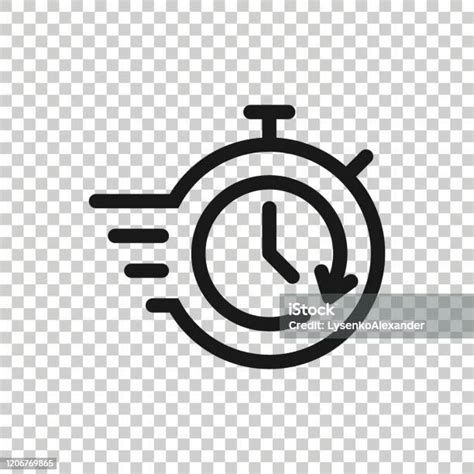 플랫 스타일의 복구 아이콘입니다 흰색 격리된 배경에서 시계 벡터 그림을 반복합니다 회전 시간 비즈니스 개념입니다 아이콘에 대한 스톡 벡터 아트 및 기타 이미지 Istock