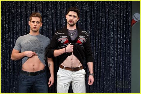 Matt Dallas And Derek Theler Replicate Kyle Xy Abs Flash Pose Photo 2876482 Kyle Xy Matt