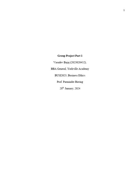 business ethics assignment part 1 pdf bmw economies