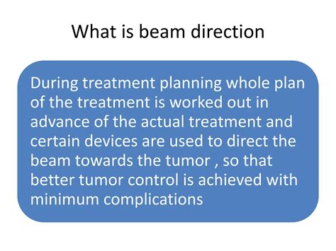 Principles Of Beam Direction And Use Of Simulators Pptx