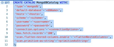 建立和使用mongodb Catalog Realtime Compute For Apache Flink 阿里雲