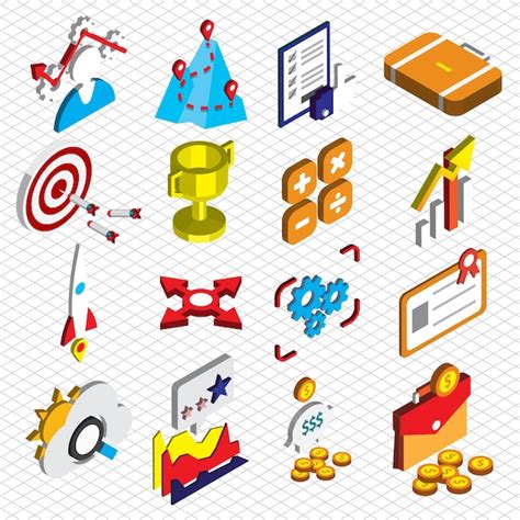 Free Vector Illustration Of Seo Optimization Icons Set Concept In
