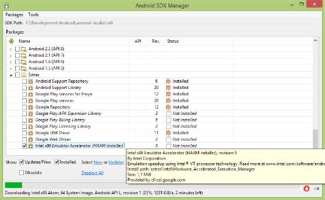 How To Ensure You Are Using Intel Haxm For Android Emulator