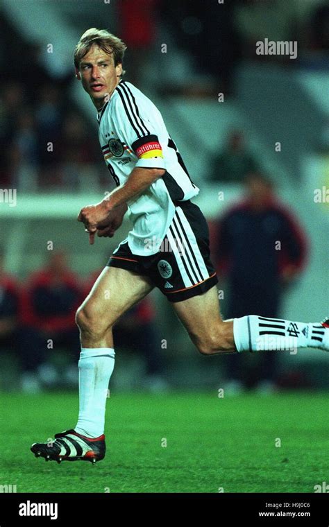 Jurgen Klinsmann Germany And Tottenham Hotspur Fc 22 June 1998 Stock