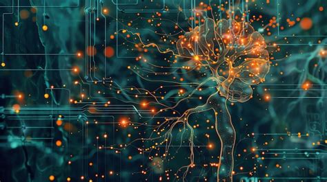 Premium Photo A Digital Rendering Of The Human Brain With Glowing Neural Pathways