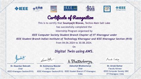 Soumyajit Biswas On Linkedin Internship Learning Ieee Iitkharagpur