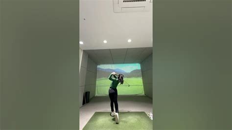 본 스윙을 좋은스윙으로 교정하시고 싶으시다면 교정 연습시에 과장되게 연습동작을 해주셔야되요 💫🩷 klpga정혜윤프로 여자골프