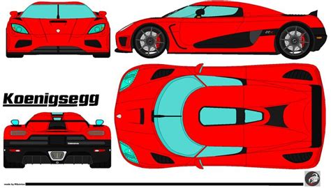 Koenningsegg Agera Blueprint