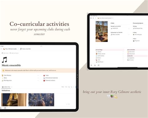 Aesthetic Babe Notion Planner Template Autumn Themed Notion Autumn Aesthetic That Girl