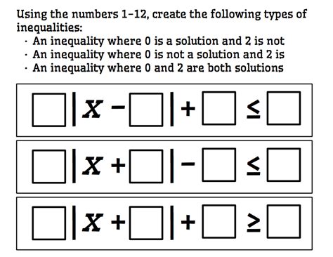 open middle inequality problems inequality problem lesson