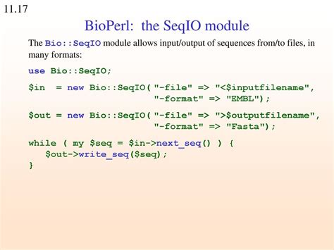 Modules And BioPerl Ppt Download