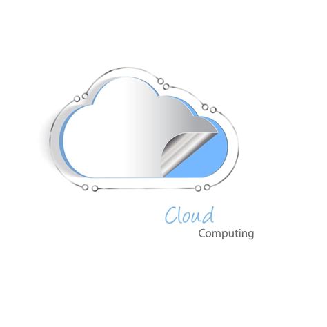 Premium Vector Cloud Computing Concept Design EPS Vector Format