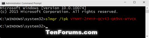 Change Product Key In Windows 10 Tutorials