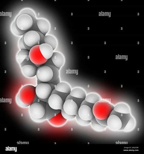 Misoprostol Molecular Model Of The Drug Misoprostol C22 H38 O5 Used For The Prevention Of