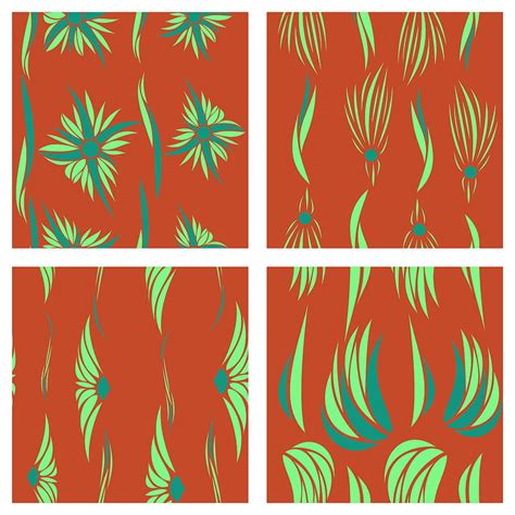 부족 손으로 그린 배경 에스닉 패턴 벡터 세트 Eps Ai Uidownload