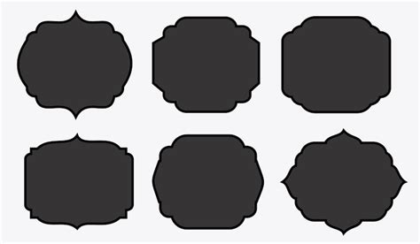 Premium Vector Label Shapes Collection