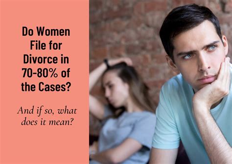 Do Women File For Divorce 70 80 Of The Time Life Saving Divorce