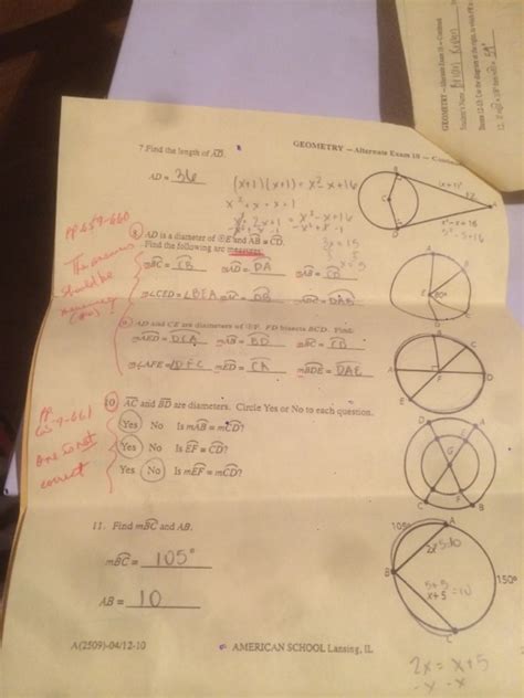 Find The Length Of AD Bar 8 AD Is A Diameter Of E And Chegg Com