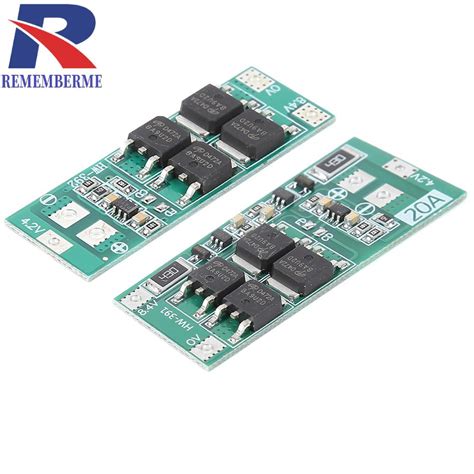 บอร์ดโมดูลแบตเตอรี่ลิเธียม 2s 20a Bms 7 4v 8 4v 18650 Shopee Thailand