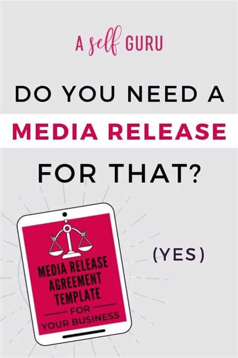 Avoid Legal Issues With This Media Release Agreement