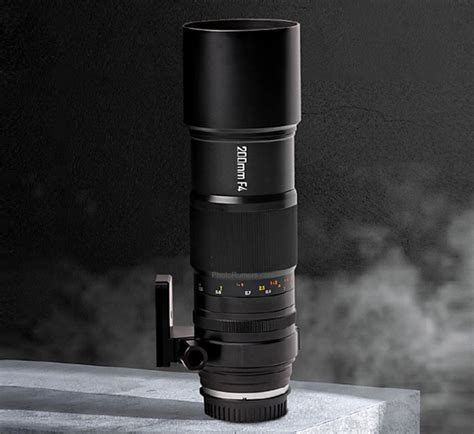 Zhongyi Optics готовит к выпуску объектив 200mm F4 под байонеты E Ef Rf F Z X Gfx Xcd L