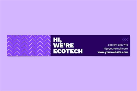 Free Vector Technology Linkedin Banner Template