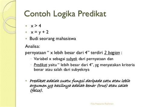 8 Logika Predikat