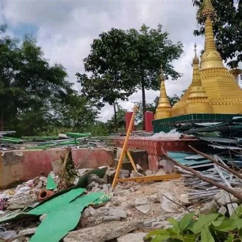 ဒေးစွန်ပါသာသနာ့နယ်မြေမဟုတ်သည့် သစ်တောဌာနပိုင်မြေပေါ်၌ ခွင့်ပြုချက်မရ