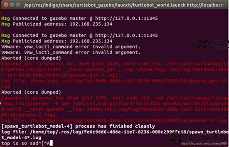 虚拟机运行gazebo问题修复 there is probably another gazebo process running csdn博客