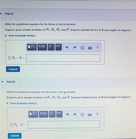 Solved Learning Goal: To calculate unknown forces in a | Chegg.com