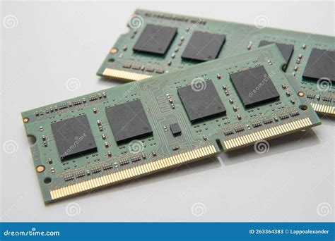 Computer Components Two Sticks Of RAM Stock Image Image Of Order Semiconductor