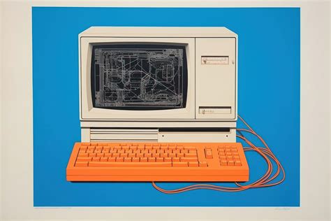 Vintage Computer Art Electronics Technology Free Photo Illustration Rawpixel