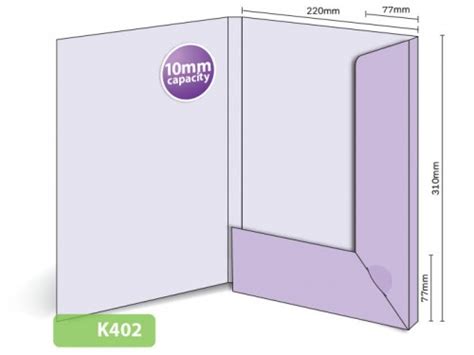 A4 Interlocking Capacity Pocket Folders