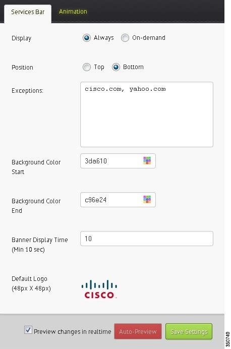 Cisco CMX Dashboard Configuration Guide Release Browser Display And End User Experience