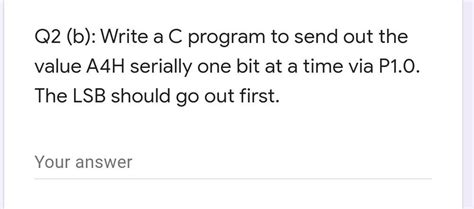 Solved Coding Should Be Done In C Language Coding Should Be
