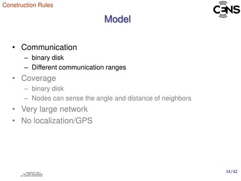 Ppt Using Local Geometry For Topology Construction In Wireless Sensor Networks Powerpoint