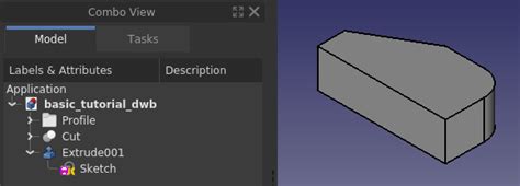 creating a simple part with draft and part wb freecad documentation