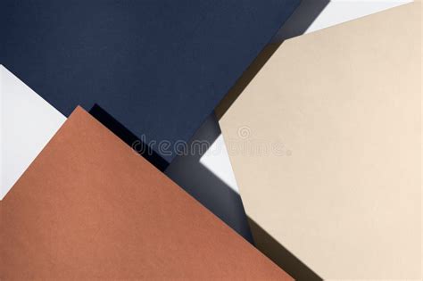 Paper For Pastel Overlap In Ivory Blue And Terracotta Colors For Background Banner