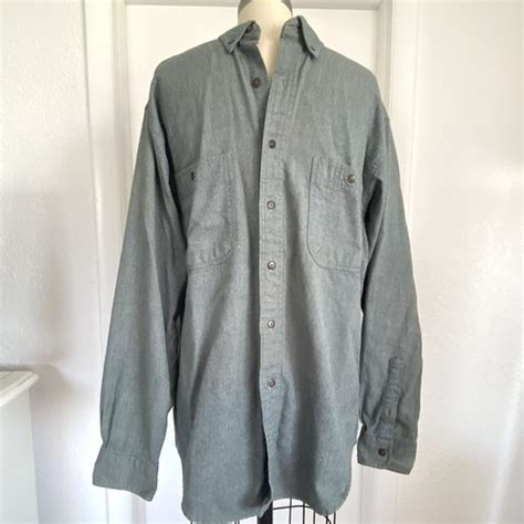 Vintage Eddie Bauer Sonoma Heather Button Up Shirt Size Small Ebay
