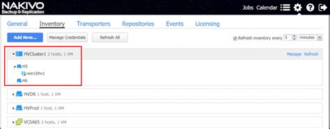 Backup Hyper V Clusters With Nakivo Virtualization Howto