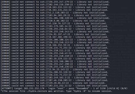 Unable To Brute Force The Ssh Service In Batches Issue Vanhauser Thc Thc Hydra Github