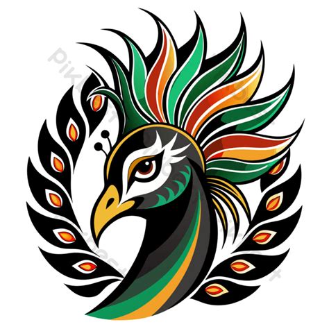 Peacock Head Logo Vector Black Silhouette Png Images Eps Free