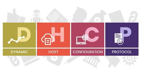 dhcp dynamic host configuration protocol stock illustration download