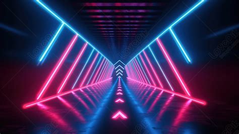 3d 렌더링에 터널 화살표가 있는 네온 배경 3d 배경 3d 렌더링 배경 화살 배경 이미지 Hd 3d 3d 렌더링 화살 배경 사진 무료 다운로드 Lovepik