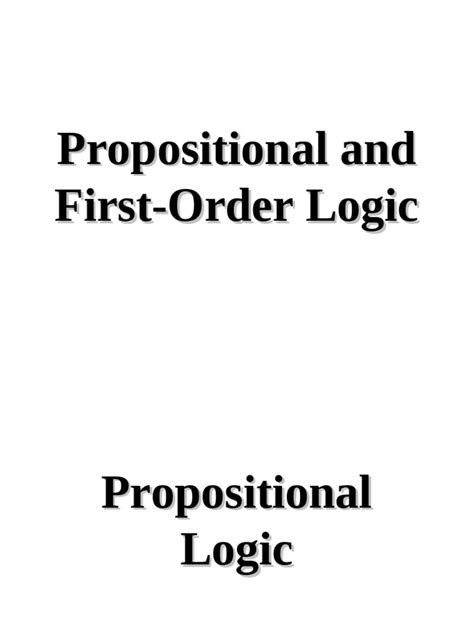 ai logic pdf interpretation logic logical truth