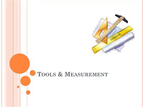 ppt tools and measurement powerpoint presentation free download id