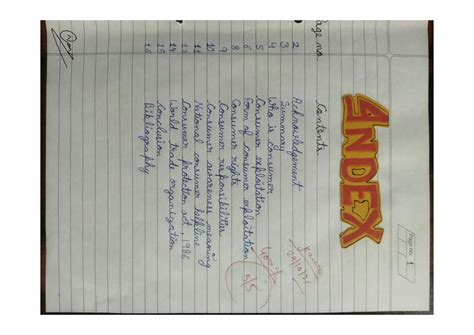 Solution Class 10 Project File On Consumer Awareness Cbse Checked Full