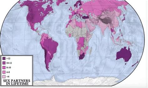 Revealing World Maps Rank Countries On Sexual Partners And Penis Size