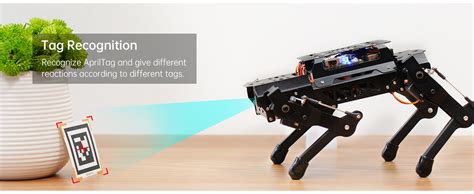 hiwonder quadruped robot with ai vision powered by
